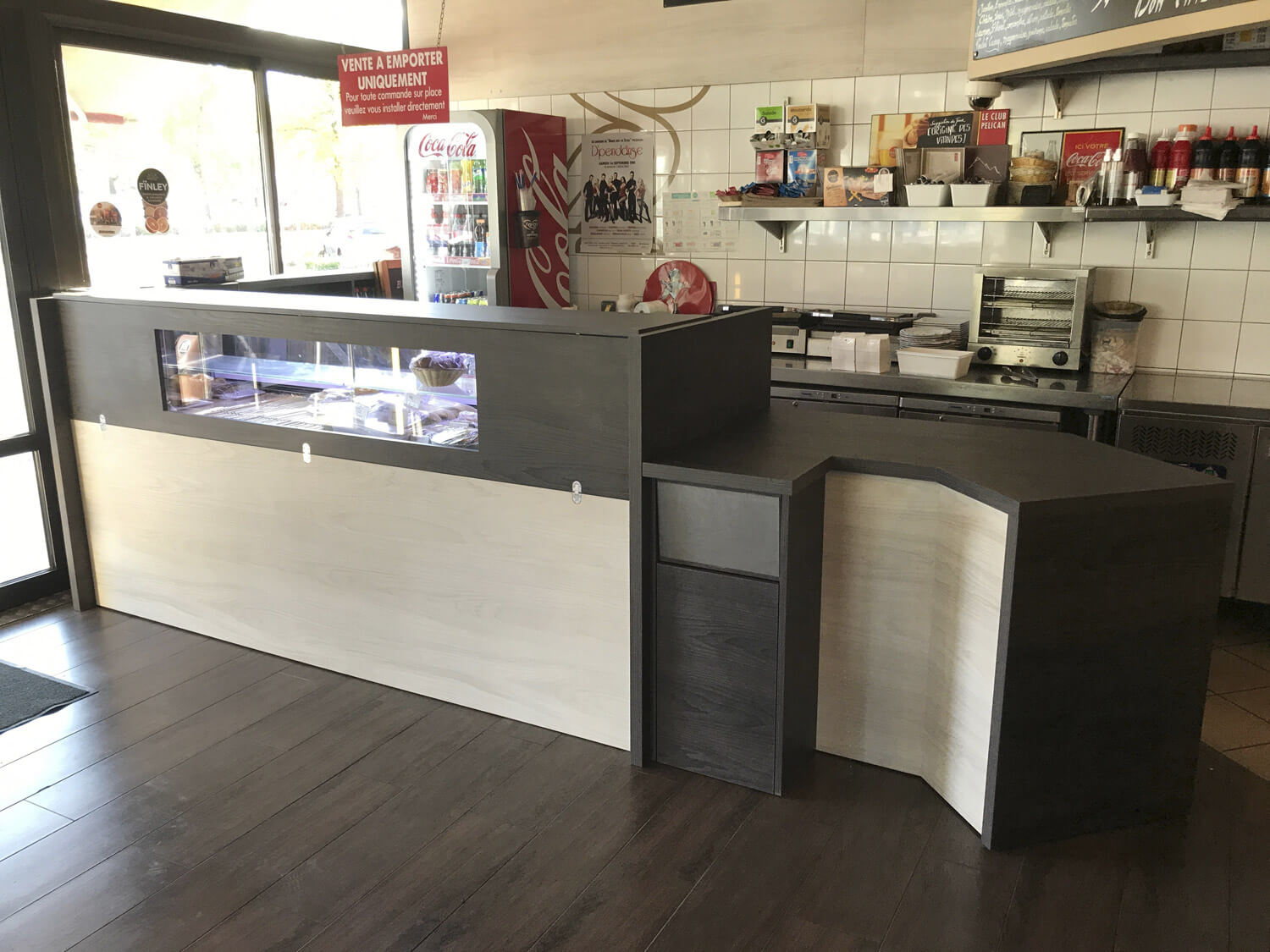 Snack *CLIENT* - Cortalu - Aménagement d'espaces et menuiserie